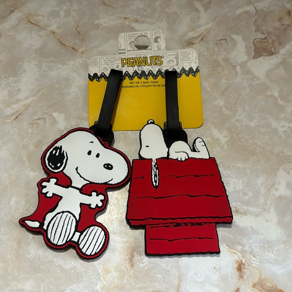Peanuts | Other | Peanuts Luggage Tags Set | Poshmark